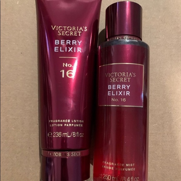 Victoria's Secret | Bath & Body | New Vs Berry Elixir Fragrance Set ...